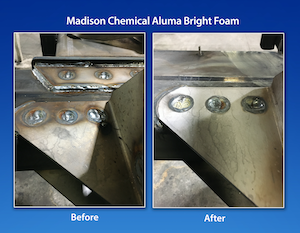New ALUMA-BRIGHT FOAM cleans, brightens aluminum welds and more ...