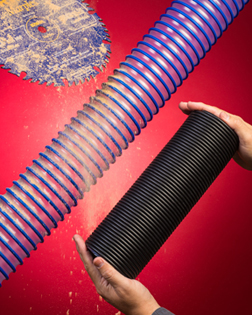 Flexaust Dayflex all-plastic stretch hose - Industrial Supply Magazine