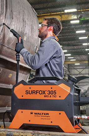 SURFOX 305 MIG and TIG weld cleaning system - Industrial Supply Magazine