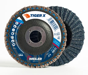 Weiler Tiger X flap disc - Industrial Supply Magazine