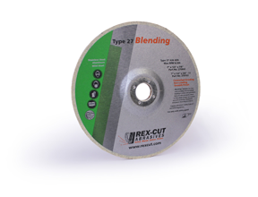 Rex Cut Type 27 blending wheels - Industrial Supply Magazine